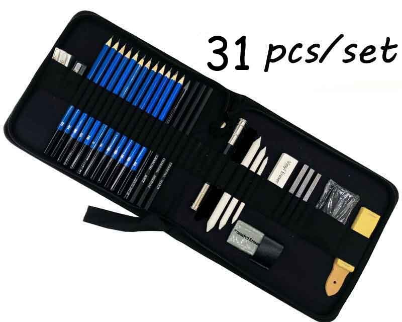 31/40/47Pcs Sketch Pencils Set for Artist Paint Dr... – Vicedeal