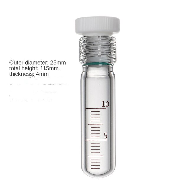 Glass pressure tube Thick-walled pressure bottle H... – Vicedeal
