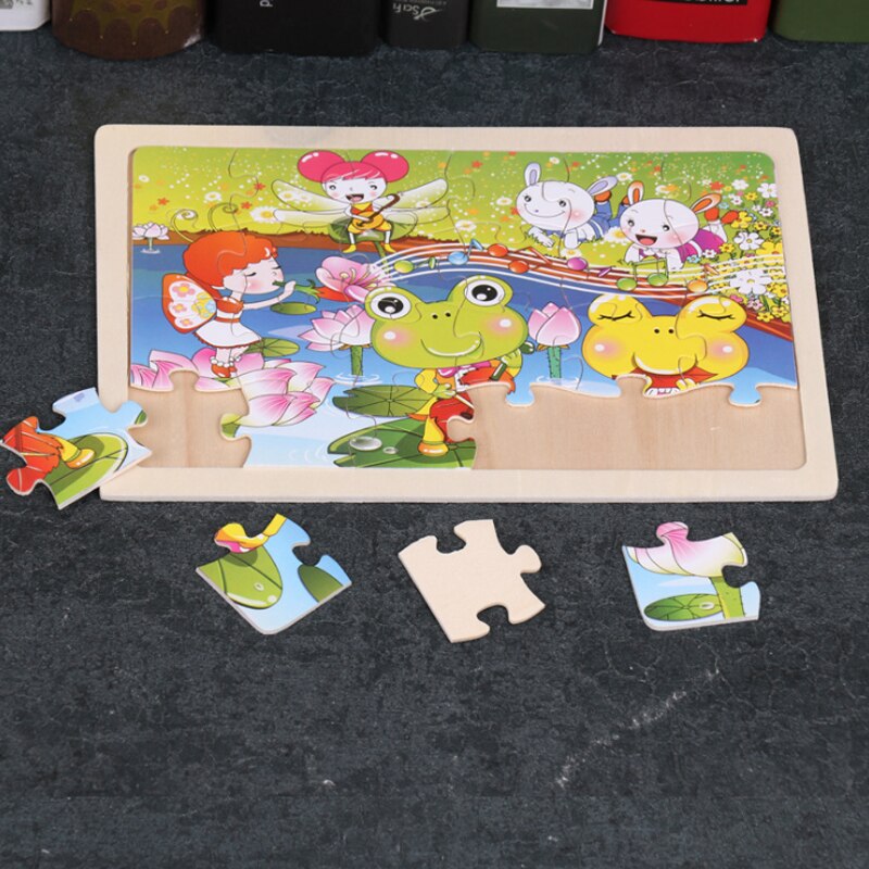 ! Real Wooden Puzzle Toys Animal Transport Multi-i... – Grandado