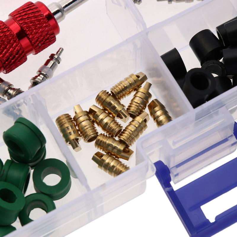 VODOOL 71pcs/set A/C Rubber Gasket+ AC Valve Core+... – Grandado