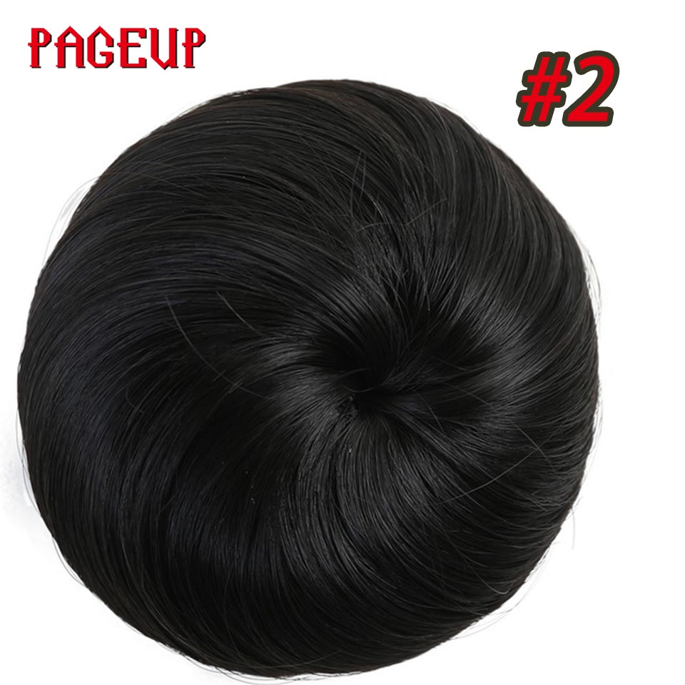 Pageup Curly Chignon Clip In Hair Bun Hairpieces R... – Grandado