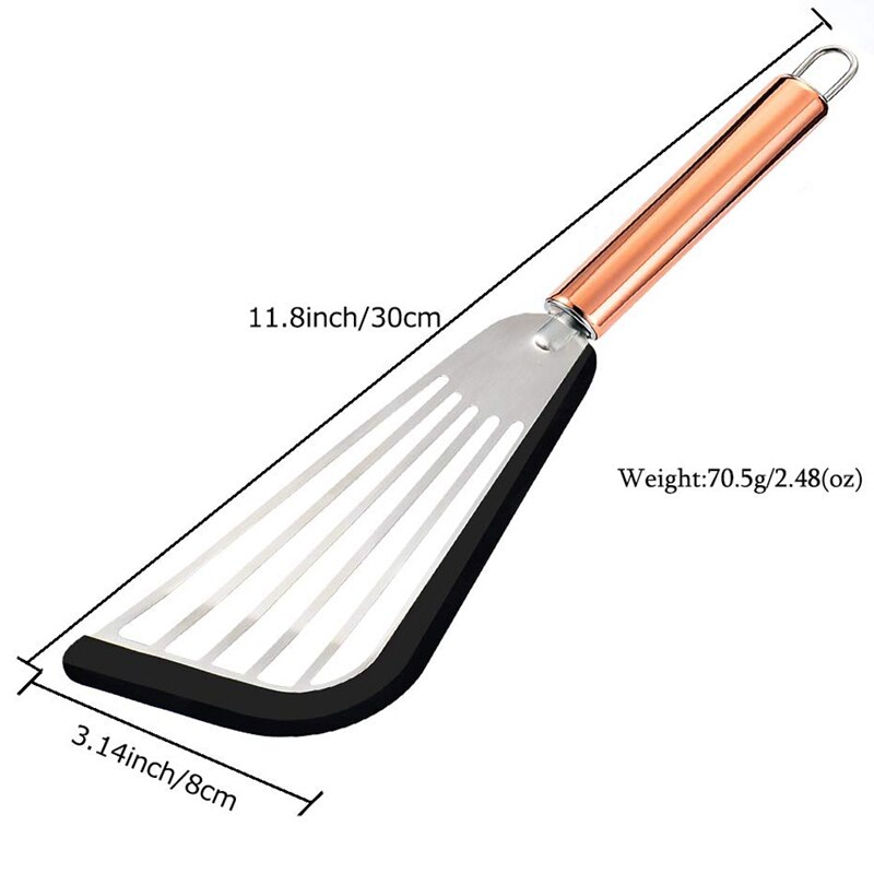 Ultra Flexible Stainless Steel Spatula With Silico... – Vicedeal