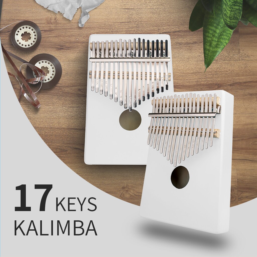 17 Keys Kalimba Thumb Piano Wood Solid Wood Body M... – Grandado
