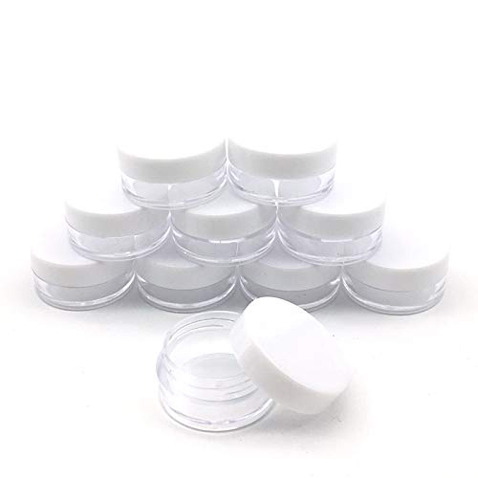 100Pcs 3 Gram Jar Make Up Jar Cosmetic Sample Empt... – Grandado