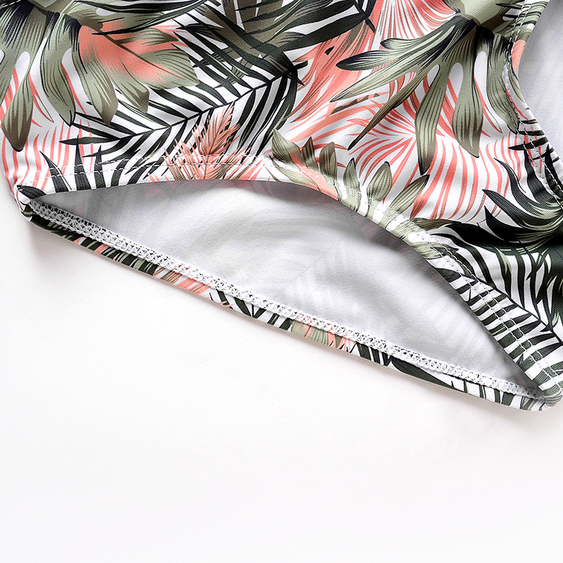 Baby Girl Swimsuit Swimwear Leaf-printed Teenage G... – Vicedeal