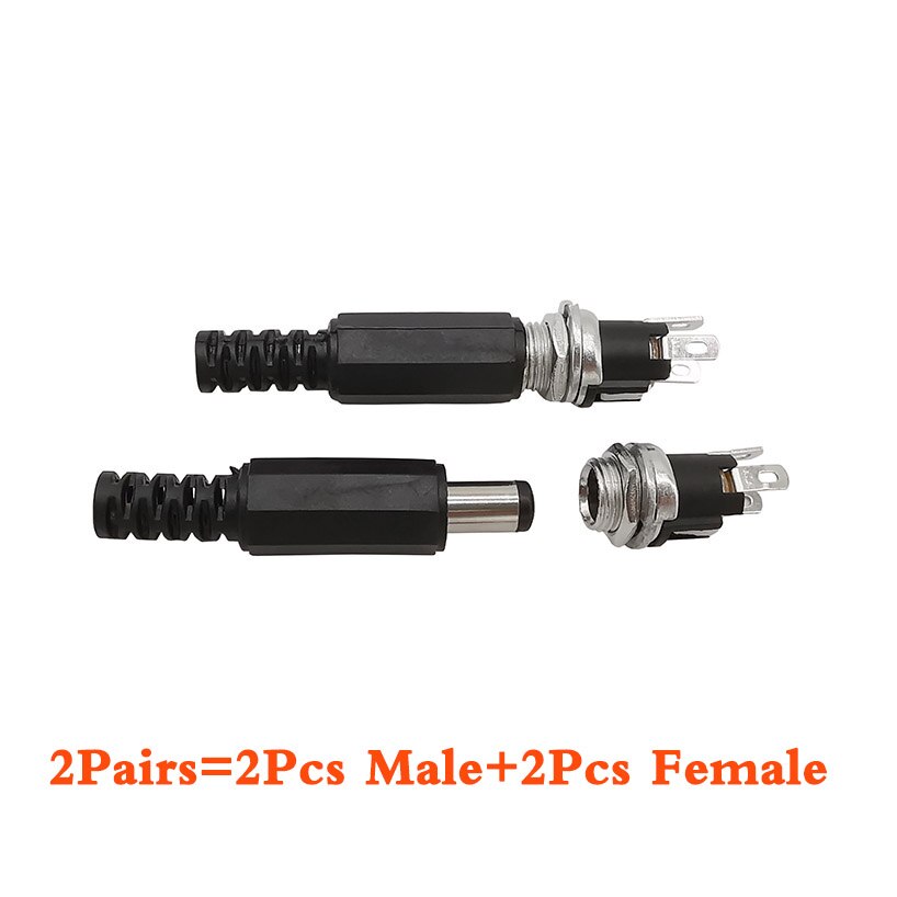 DC Power Male Female Adapter 5.5x2.1mm DC Power Pl... – Vicedeal