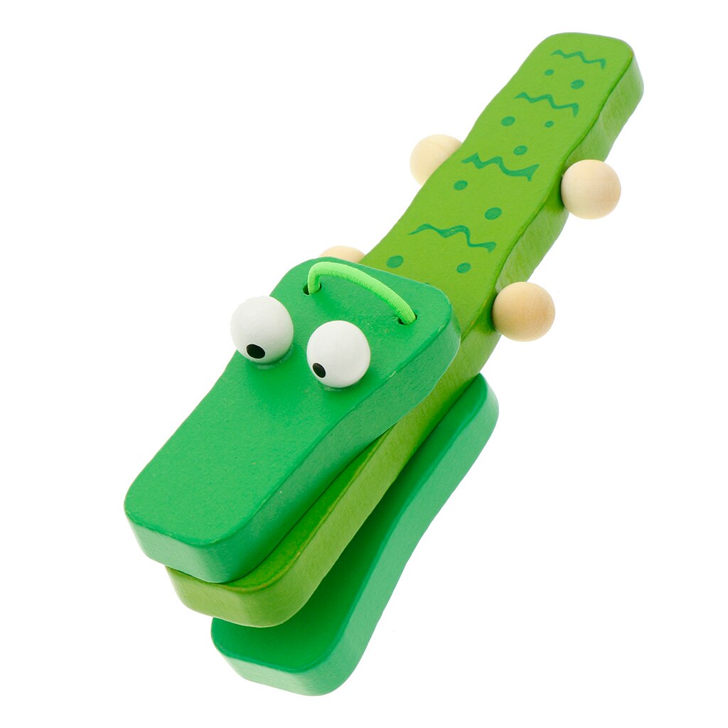 Handle Castanets Clapper Crocodile Wooden Musical ... – Grandado