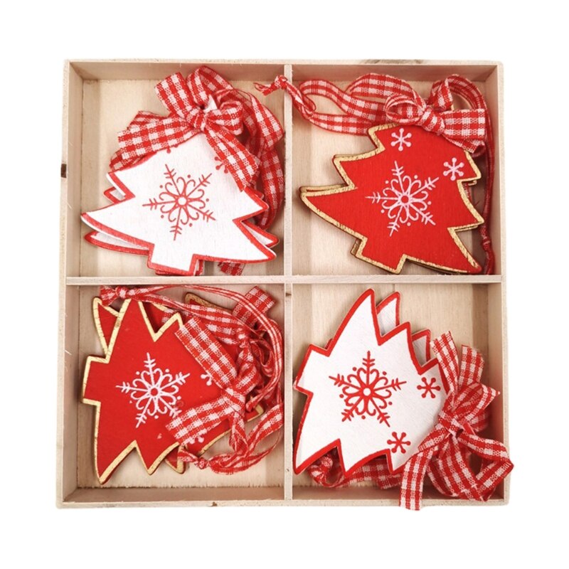 DIY Wooden Christmas Tree Embellishments Hanging O... – Grandado