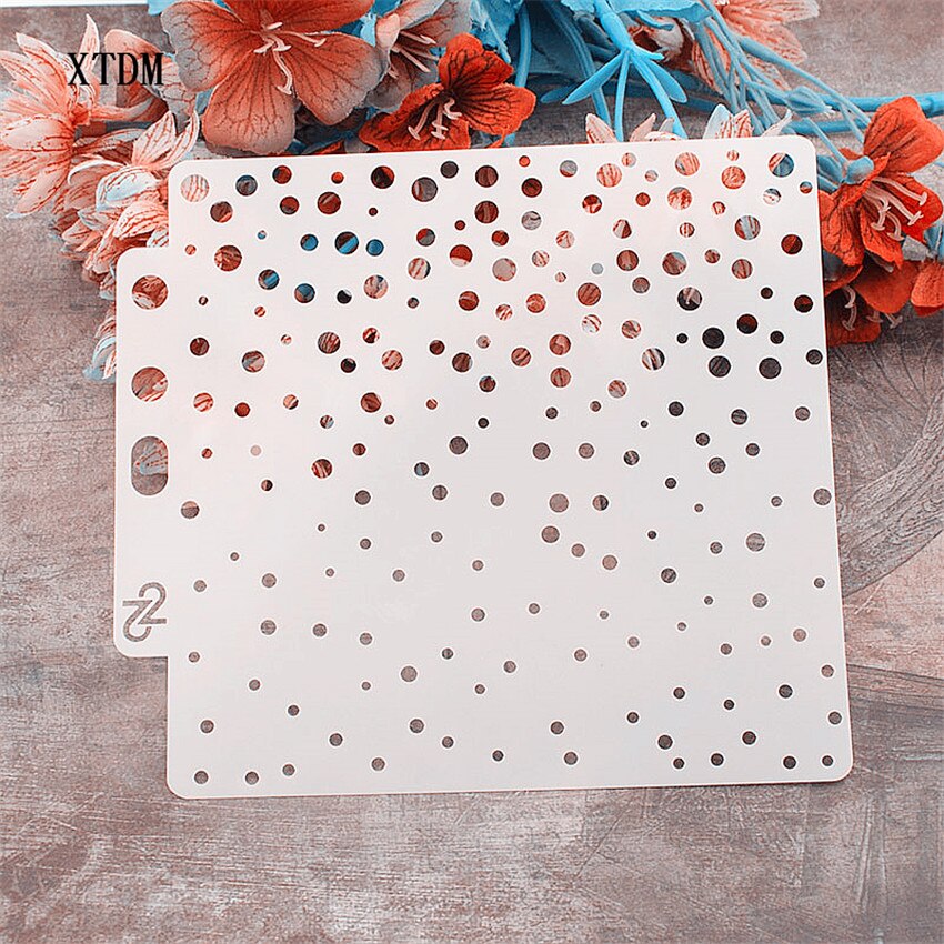 Small circle shield DIY cake scrapbook stencils ho... – Vicedeal