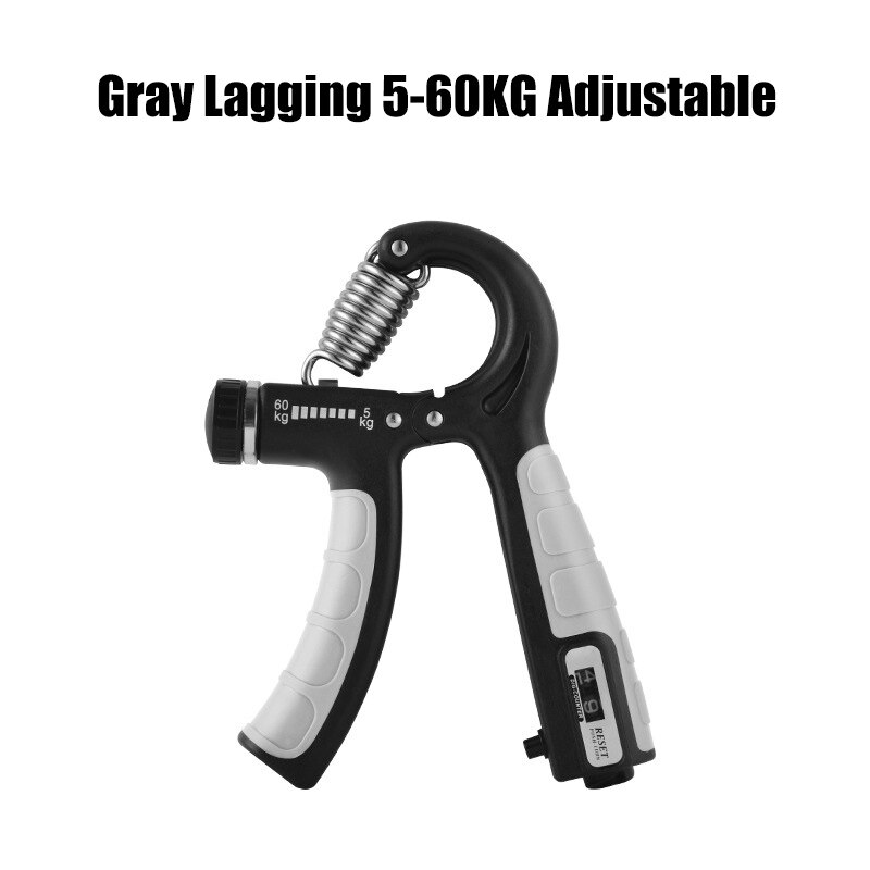 R-Shape Adjustable 10-130 lbs Hand Grip with Count... – Grandado