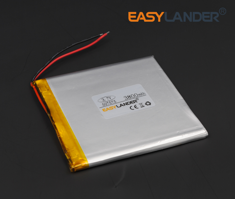 3.7v 3800 mah 507575 genopladelige li-polymer li-i... – Grandado