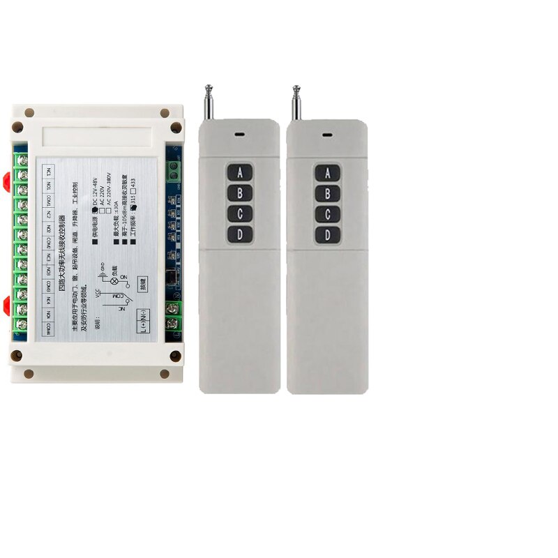 3000m Long Range DC 12V 36V 24V 4 Channel Wireless... – Vicedeal