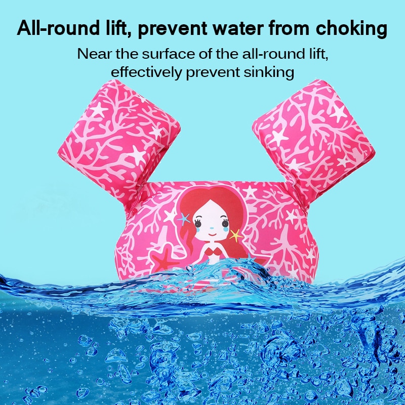Baby Boys Girls Life Vest Cartoon Toddler Float Su... – Grandado