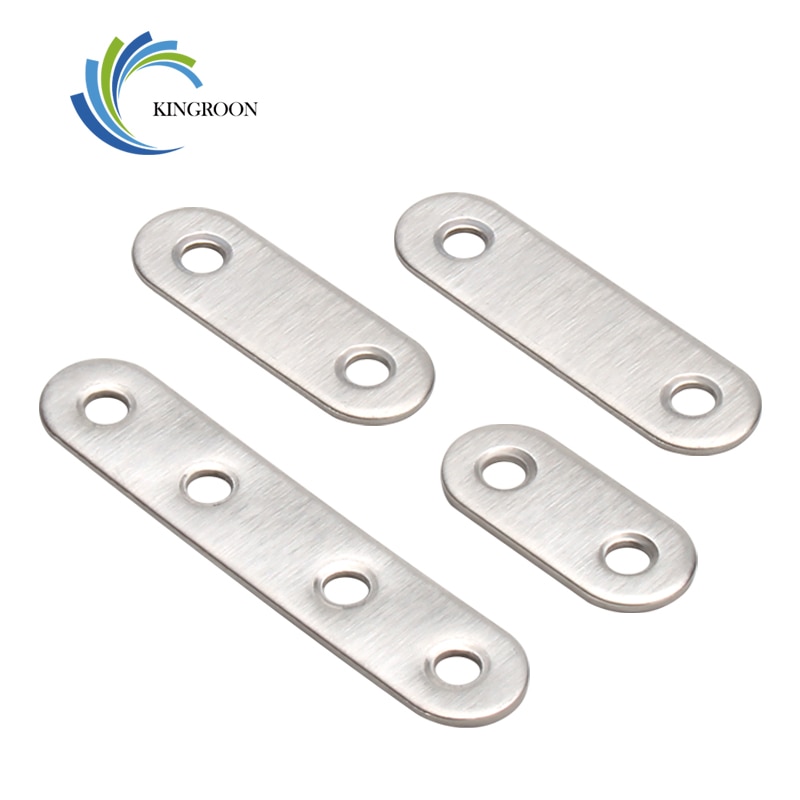Stainless Steel Flat Straight Brace Brackets Mendi... – Vicedeal