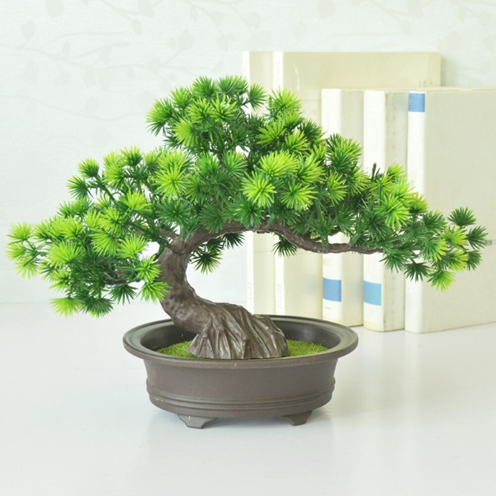 Office Desktop Display Potted Artificial Bonsai Tr... – Grandado