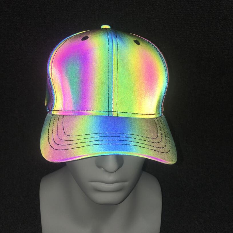 Gorra de béisbol reflectante de Color, gorro de so... – Grandado