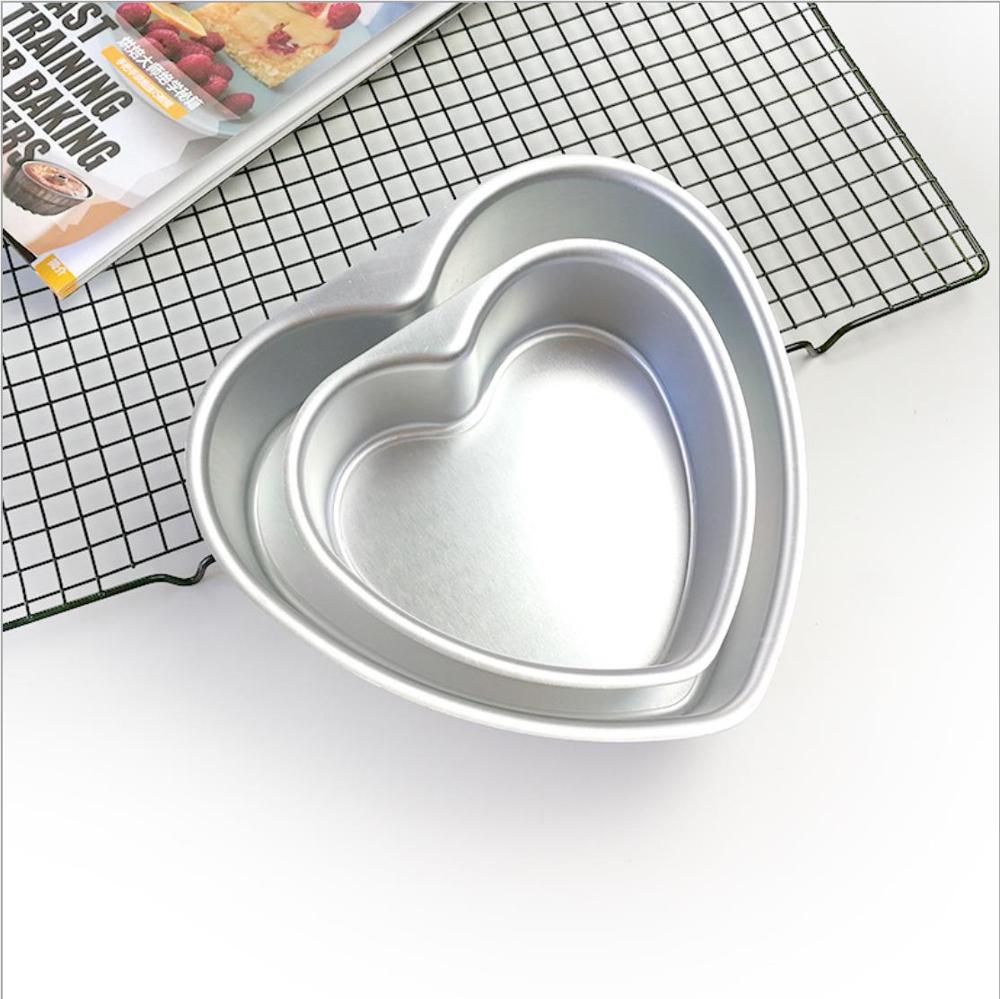 3/ 6/ 8 inches Heart Shaped Cake Pan Wedding Birth... – Grandado