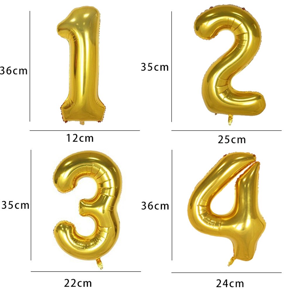 16-Polegada versão americana ouro casamento aniver... – Vicedeal