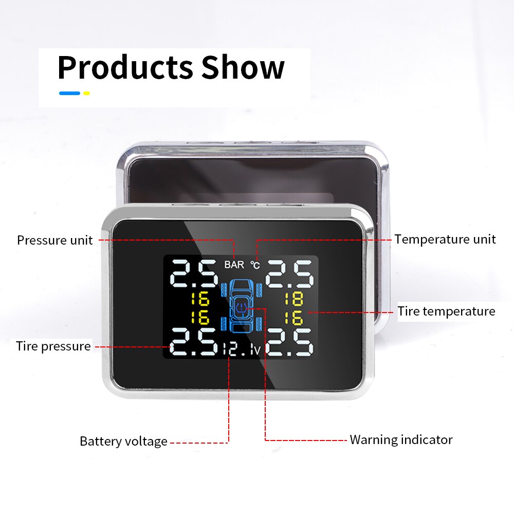 Auto Tpms Sensor Sigarettenaansteker Digitale Tpms... – Grandado