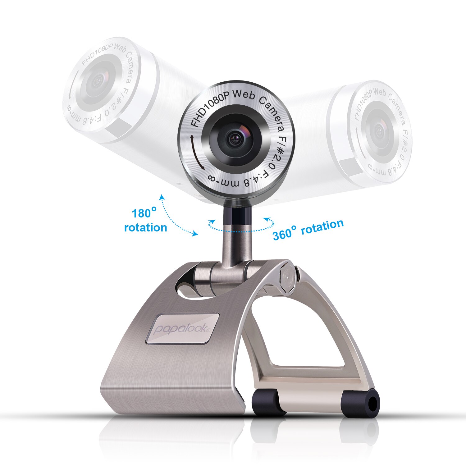 Full HD 1080P Webcam, PAPALOOK PA150S 30FPS Metal ... – Grandado