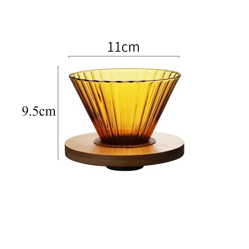 Colorful Coffee Dripper V60 Glass Funnel Drip Coff... – Vicedeal
