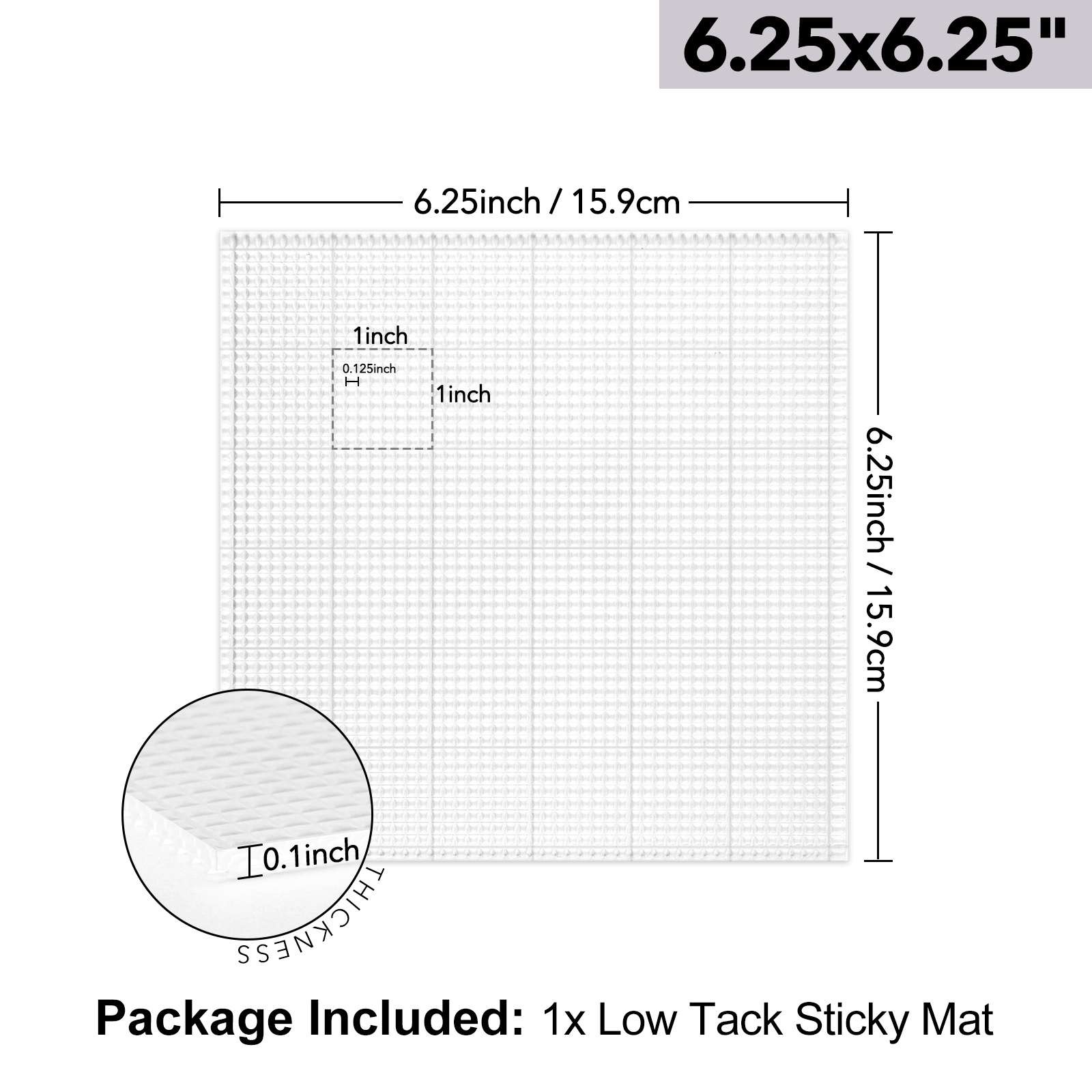 Low Tack Sticky Mat with Grid for Stamping Stencil... – Vicedeal