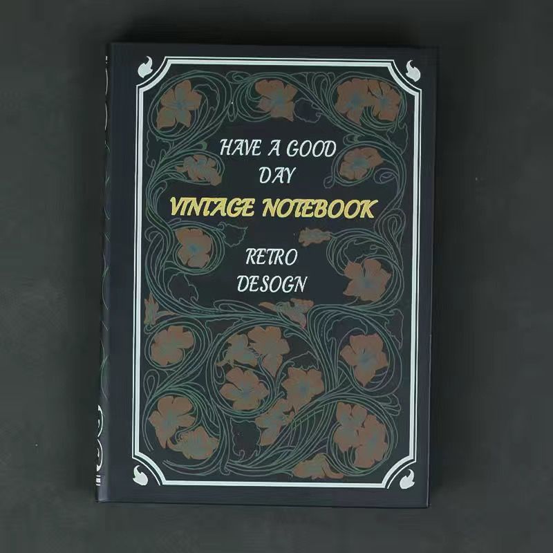 Black paper inner pages blank black cardboard diar... – Grandado