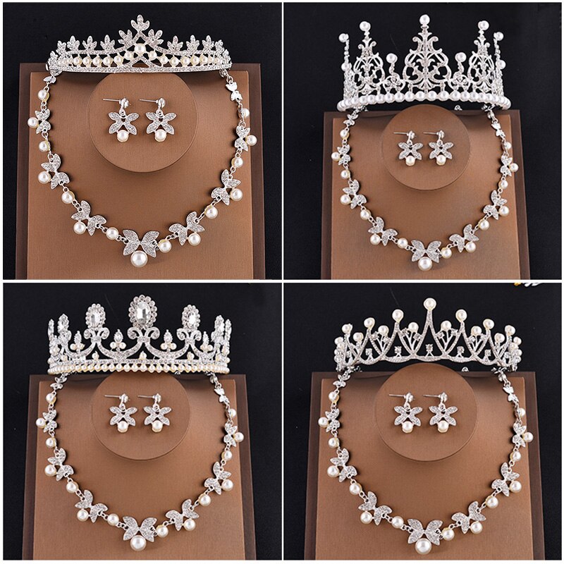 Crystal Headpiece Headband Bridal Jewelry Sets Tia... – Vicedeal