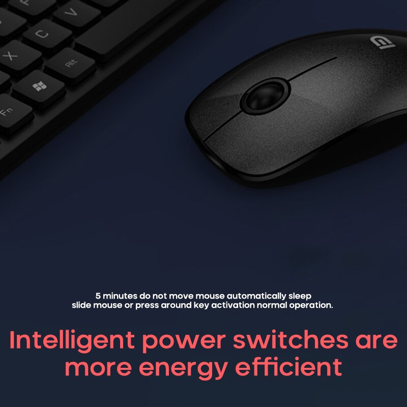 Wireless Keyboard And Mouse Set Notebook Slim Sile... – Vicedeal