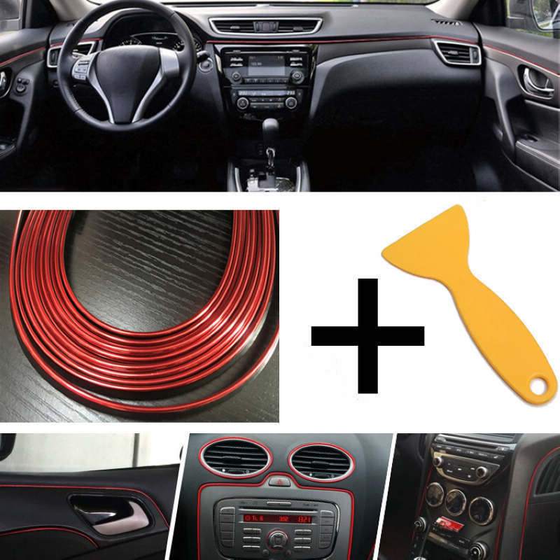 Interior Car Decor Sticker Scraper 5M Trim Door De... – Vicedeal