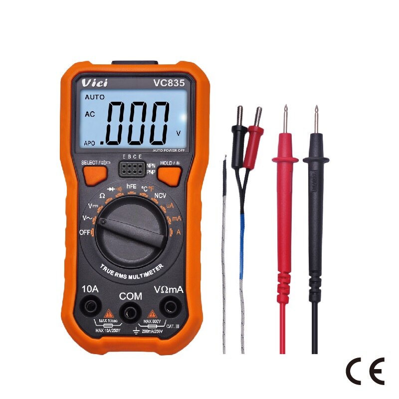 M148 VC835 Digital Multimeter DMM True RMS 2000 3 ... – Grandado