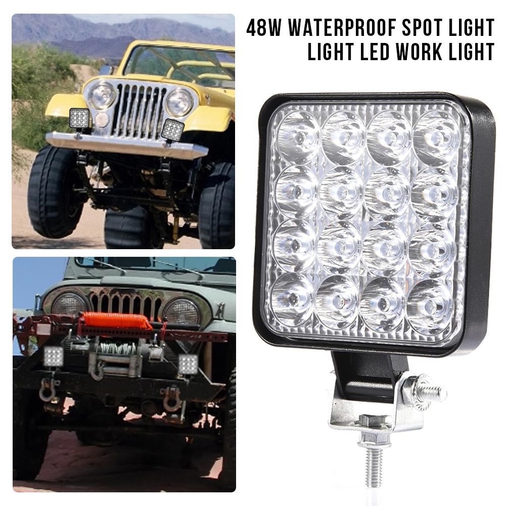 2Pc 27/48w 30 Degree LED Flood Beam Lights Square ... – Grandado