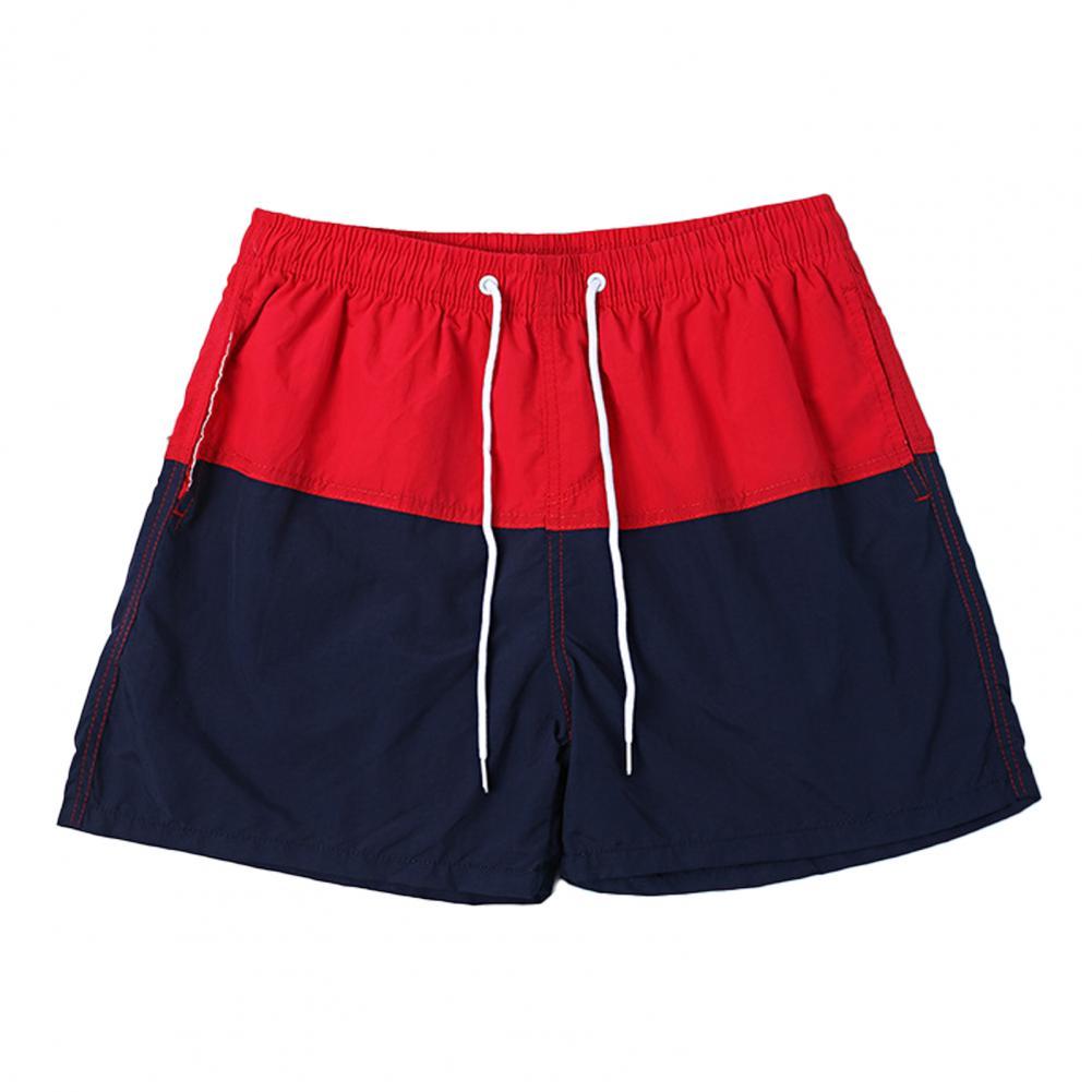 Great Stitching Simple Contrast Colors Swim Trunks... – Grandado