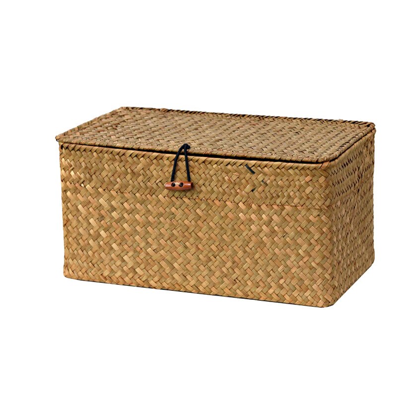 Natural Seagrass Storage Baskets Hand-woven Storag... – Grandado