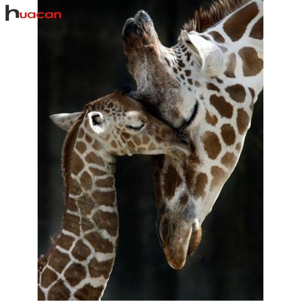 HUACAN 5D Diamond Painting Giraffe Full Square Dia... – Vicedeal