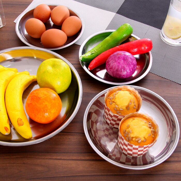 5 stk/pakk rustfri tallerken matingsfat anti servi... – Grandado