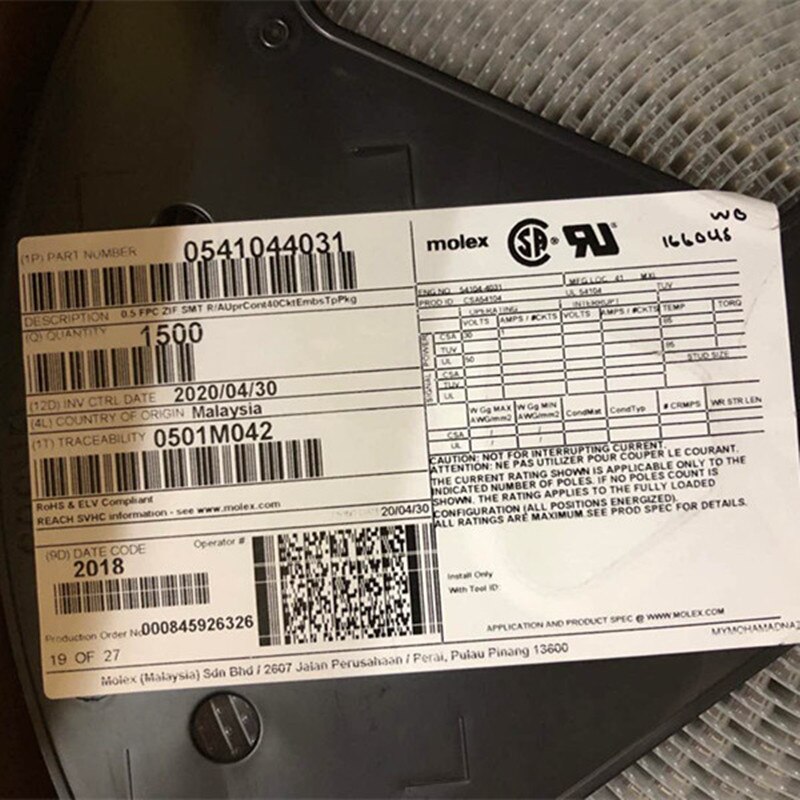 Ffc/Fpc Connectors Molex 54104-4031 541044031 0.5 ... – Grandado Ffc/Fpc Connectors Molex 54104-4031 541044031 0.5 ... – Grandado