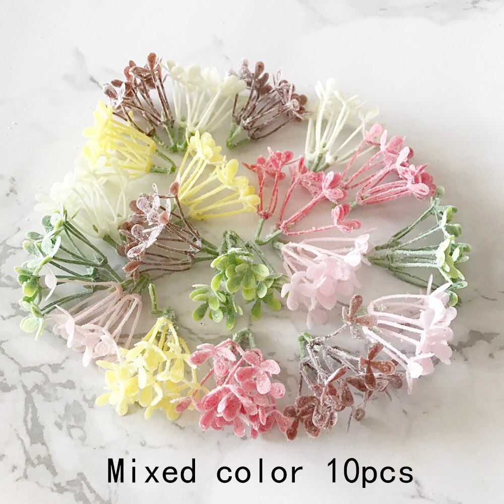 10pcs Random Mixed color Artificial Flower Head We... – Grandado