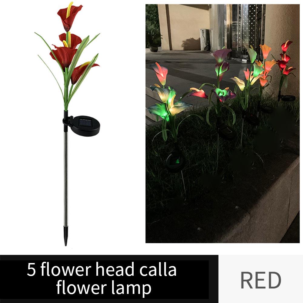 Led Solar Light Calla Lelie Lantaarn Tuin Gazon La... – Grandado