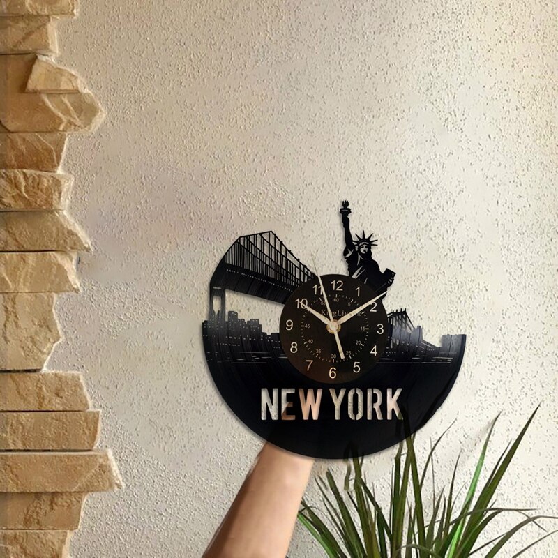 York led Record Wall Clock Get Unique of Office Ro... – Grandado