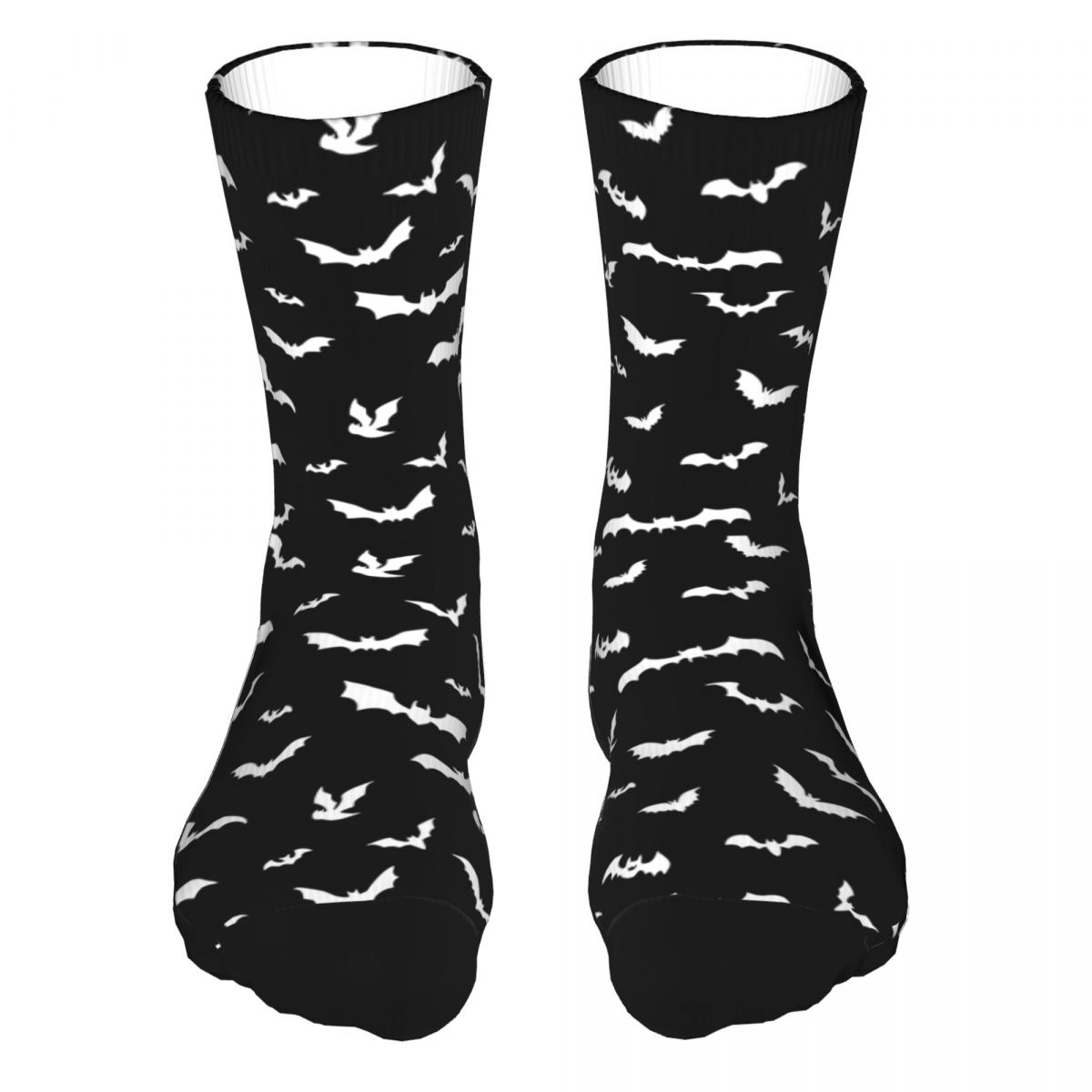Men Cute Halloween Bats Pattern Socks 5% Spandex T... – Vicedeal