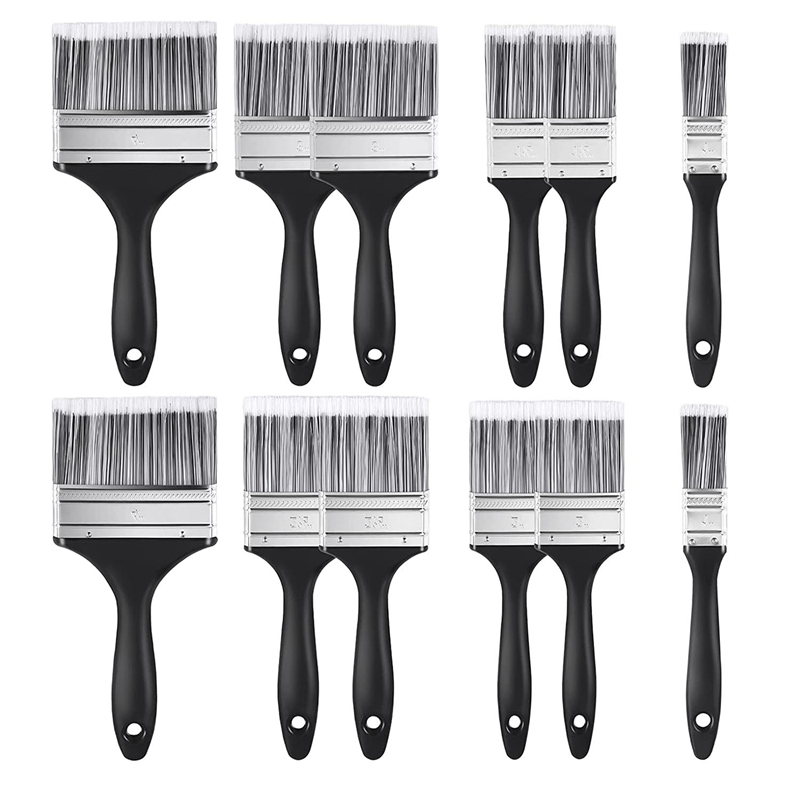 12 Pieces Fence Brush Paint Brush Set Decorating B... – Grandado