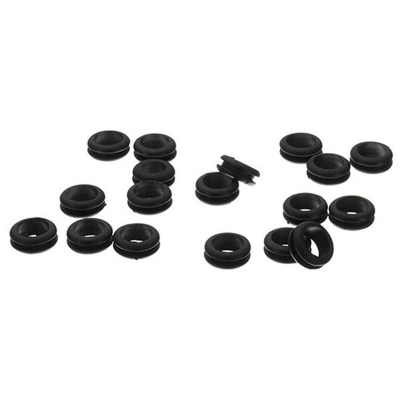 180 Pcs Zwart Rubber Afdichting Grommet Borgring V... – Vicedeal
