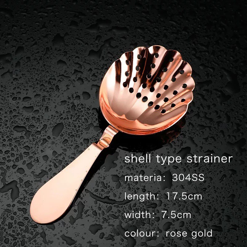 Bar Soul Shell Type Strainer Stainless Steel cockt... – Vicedeal