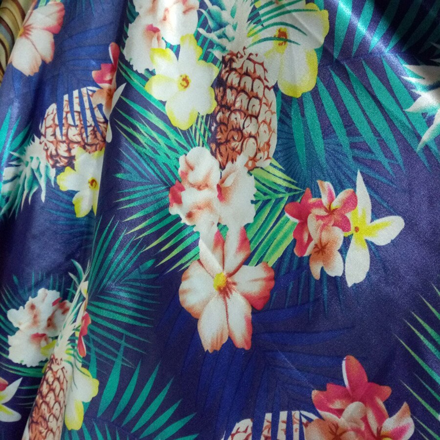 Hawaii Style Satin fabric craft Soft glossy DIY Li... – Grandado