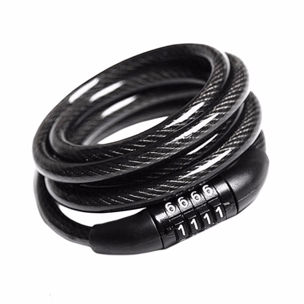 4 Digit Combination Password Bike Bicycle Lock Ste... – Grandado