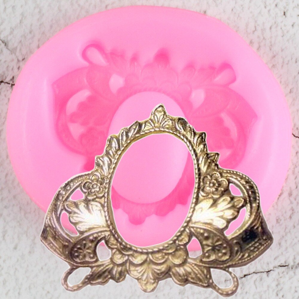 Cameo Victorian Frame Border Silicone Mold DIY Cup... – Grandado