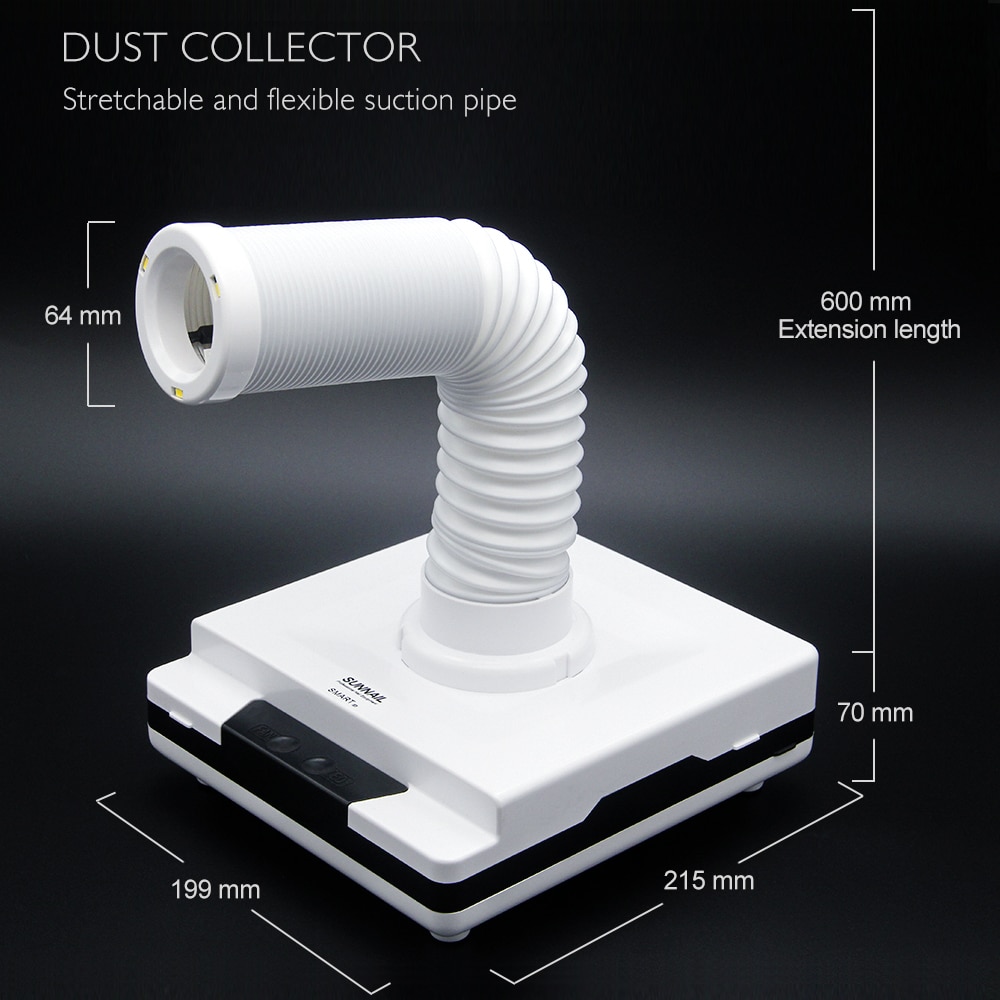 LKE 60W Strong Nail Dust Collector 4500RPM Vacuum ... – Grandado