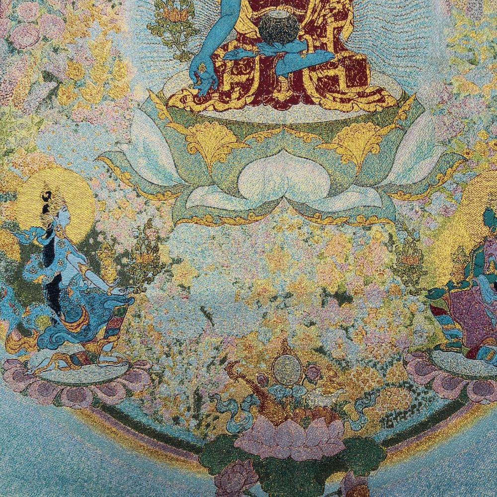 36 inch Tibet Silk embroidery Nepal Medicine Buddh... – Grandado