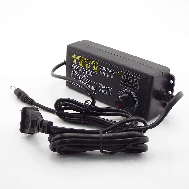 Verstelbare 220V Dc 12V Voeding Adapter 3V-24V 2A ... – Vicedeal